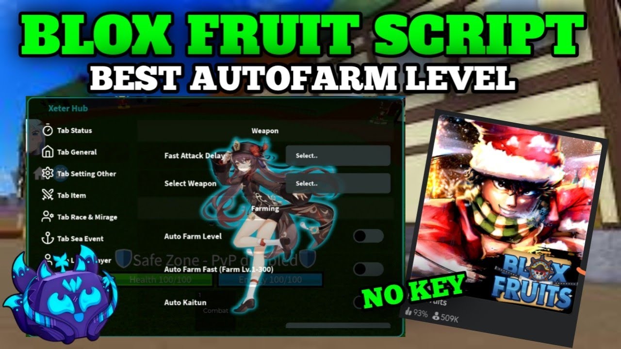 Xeter Hub Roblox Script New Blox Fruits Script Update Best Auto Farm