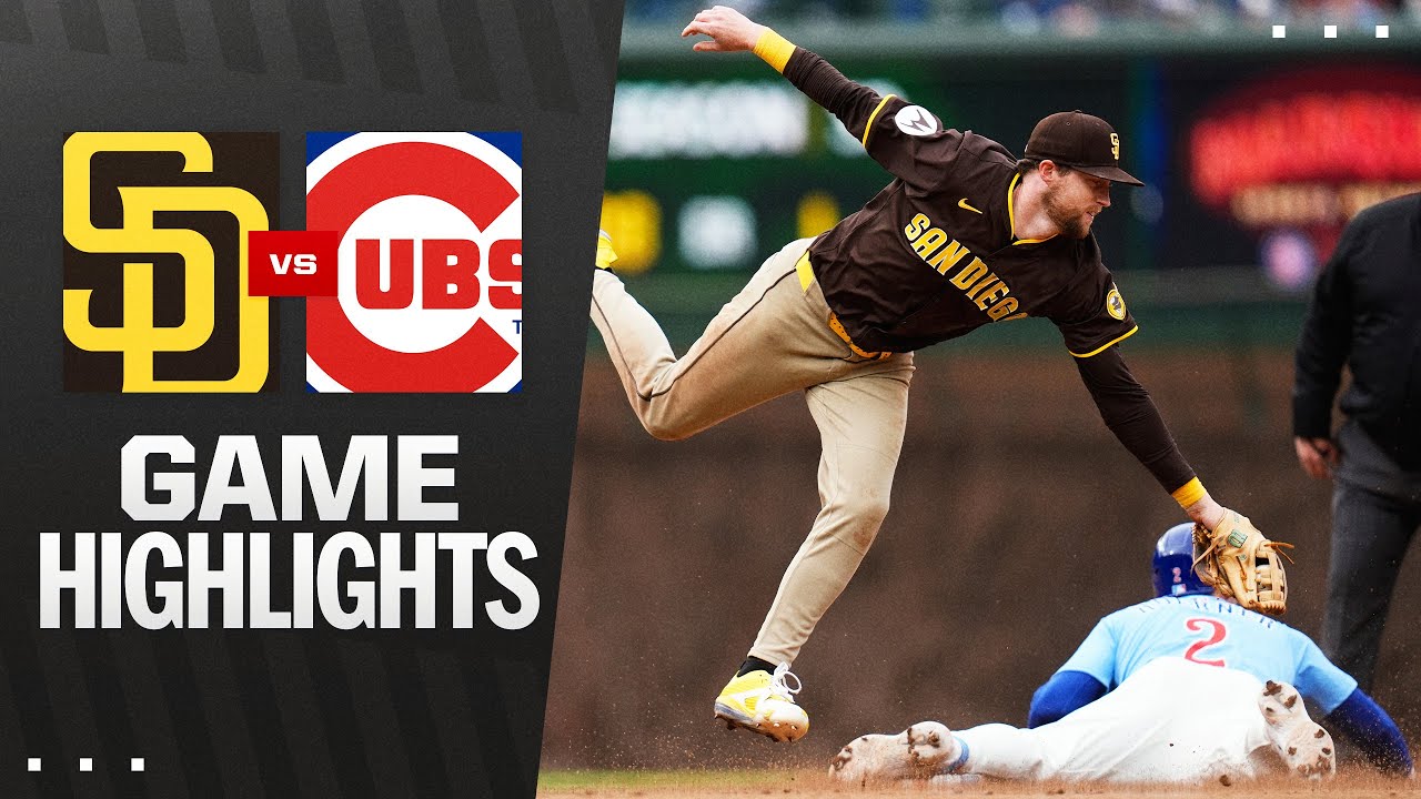 Padres Vs Cubs Game Highlights 4 5 25 Mlb Highlights Youtube