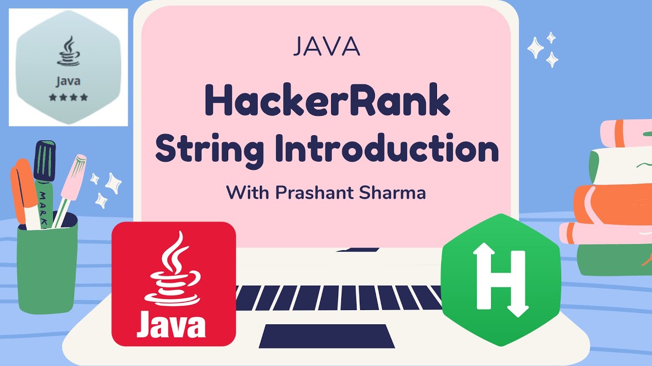 Hackerrank Java Strings Introduction Certification Gold Badge