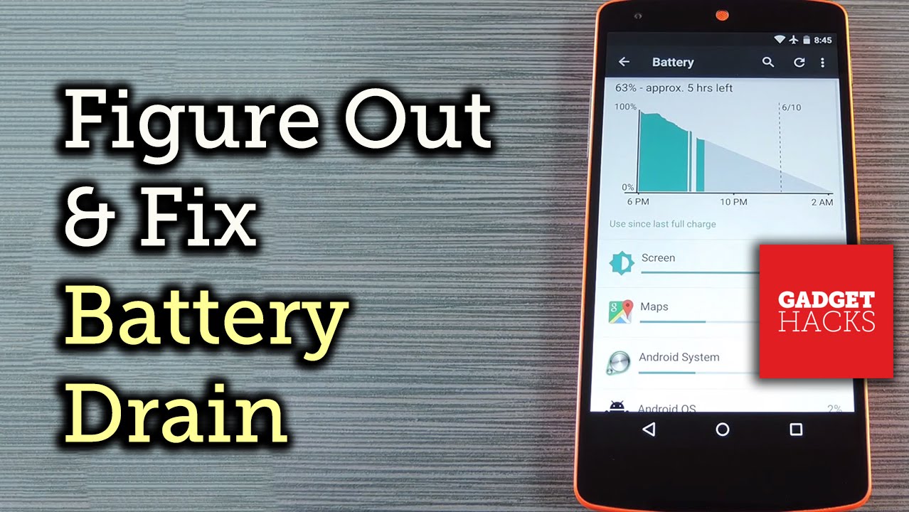 Identify Resolve Battery Draining Issues On Android How To Youtube