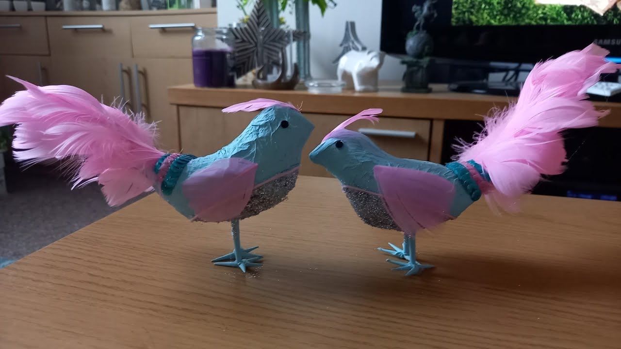 Paper Mache Birds Craft Youtube