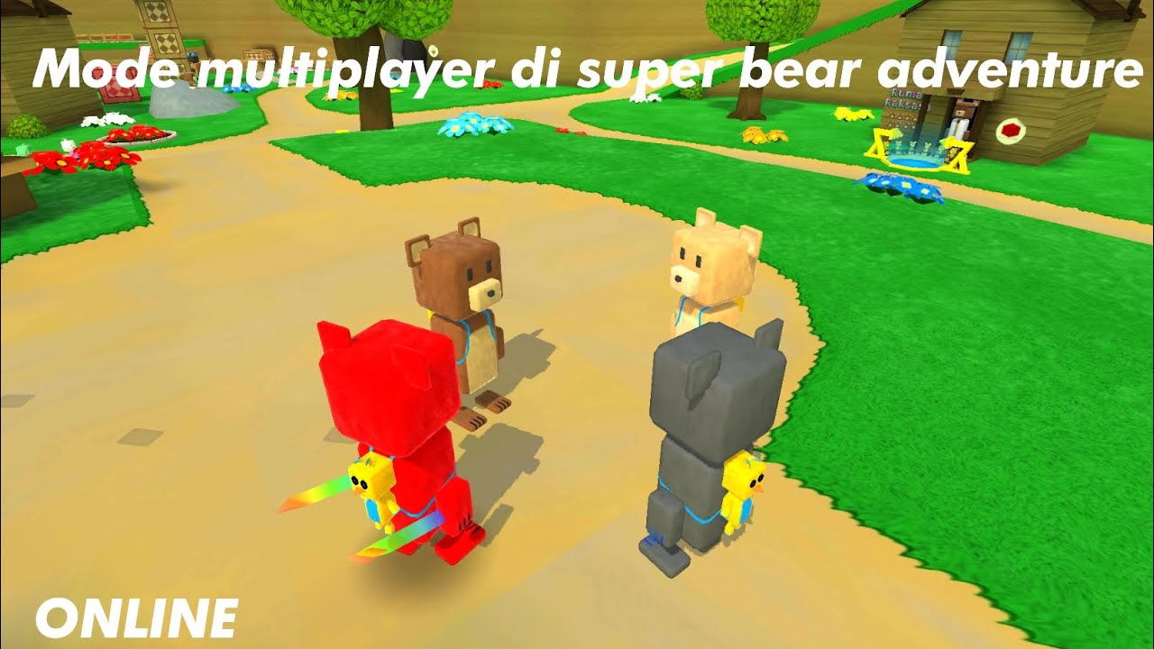 Mode Multiplayer Di Super Bear Adventure Clickbait Youtube