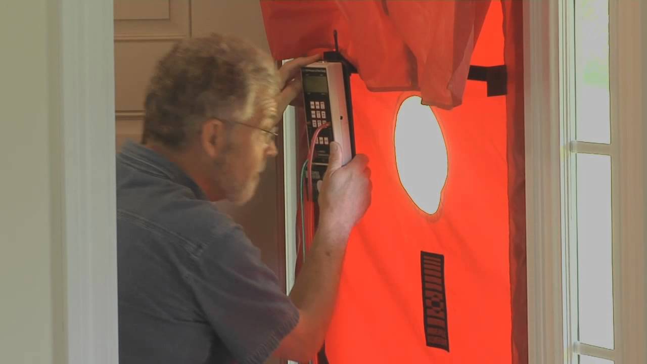 Blower Door Testing Youtube