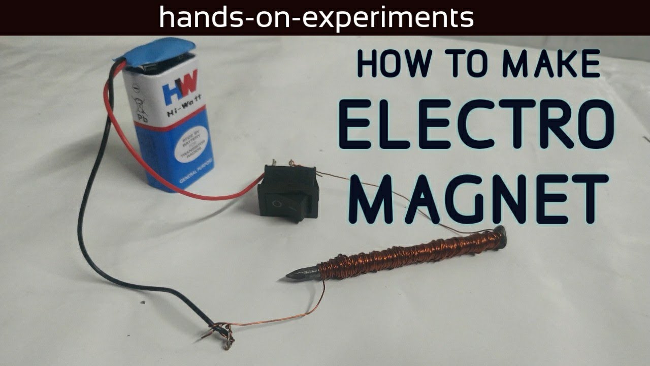 Electromagnet Science Experiment