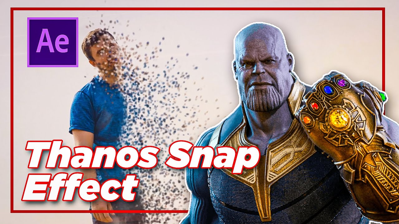 Thanos Snap Disintegration Effect After Effects Tutorial Youtube