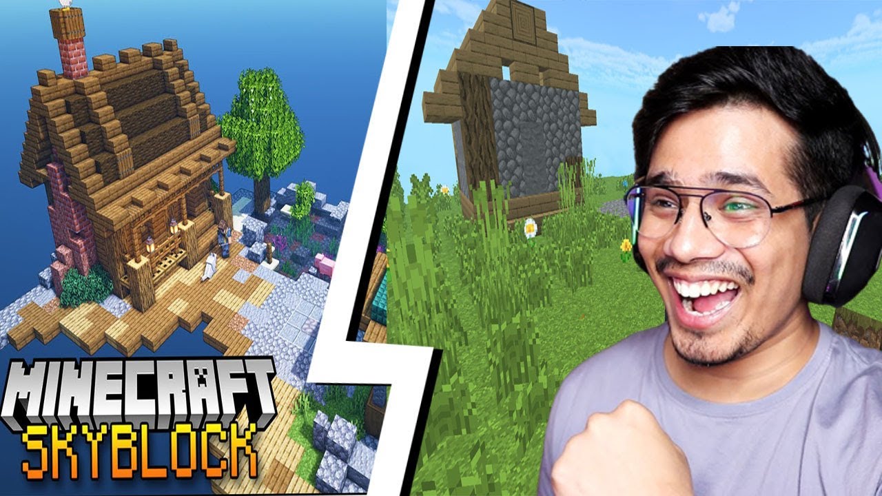 Minecraft Skyblock Challenge Part 1 Youtube