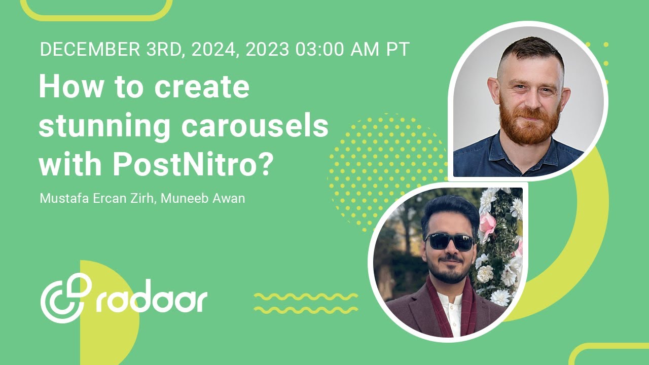 How To Create Stunning Carousels With Postnitro Youtube
