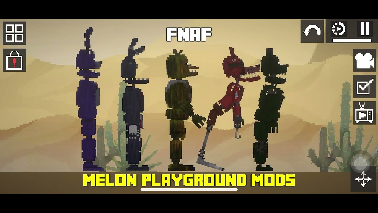 Fnaf Five Nights At Freddy S Melon Playground Mods Melon Sandbox