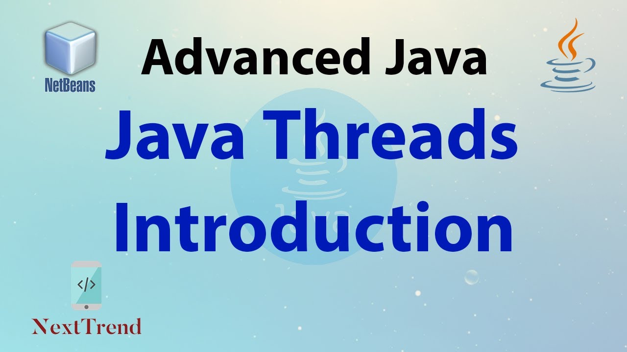 Introduction To Threads In Java Youtube