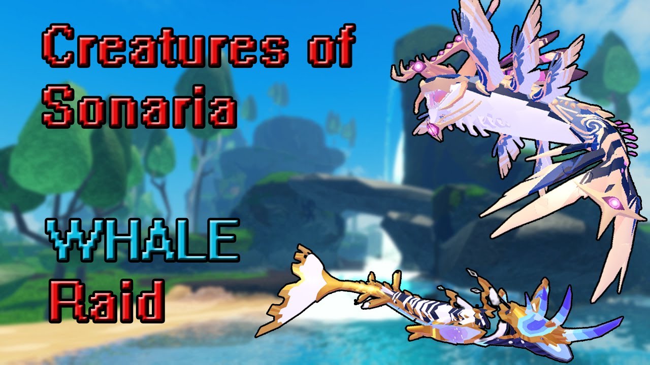 Whale Raid In Creatures Of Sonaria Youtube