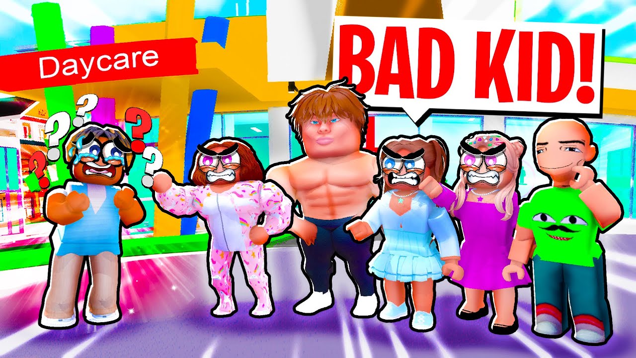 Daycare Bad Kids Club Roblox Brookhaven рџџўrp Youtube