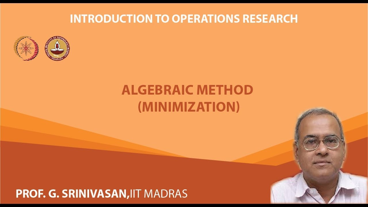 Algebraic Method Minimization Youtube