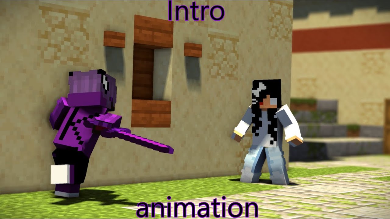 Intro Minecraft Animation Mine Imator Youtube