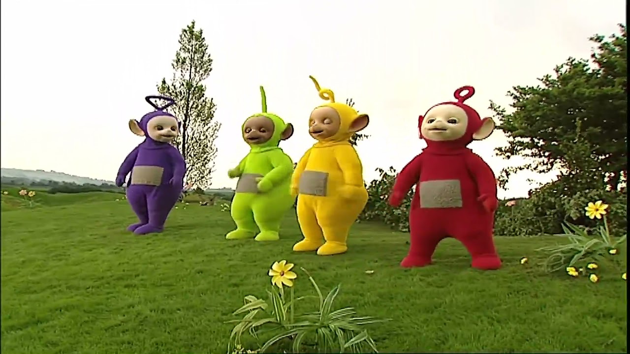 Teletubbies Jumping Dance 1997 Short Version 60fps Youtube