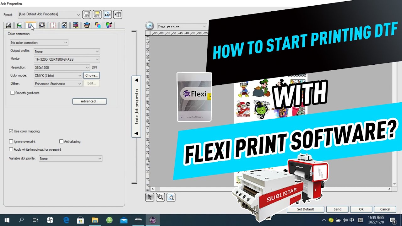 рџ How To Start Printing Dtf With Flexi Print Software Youtube