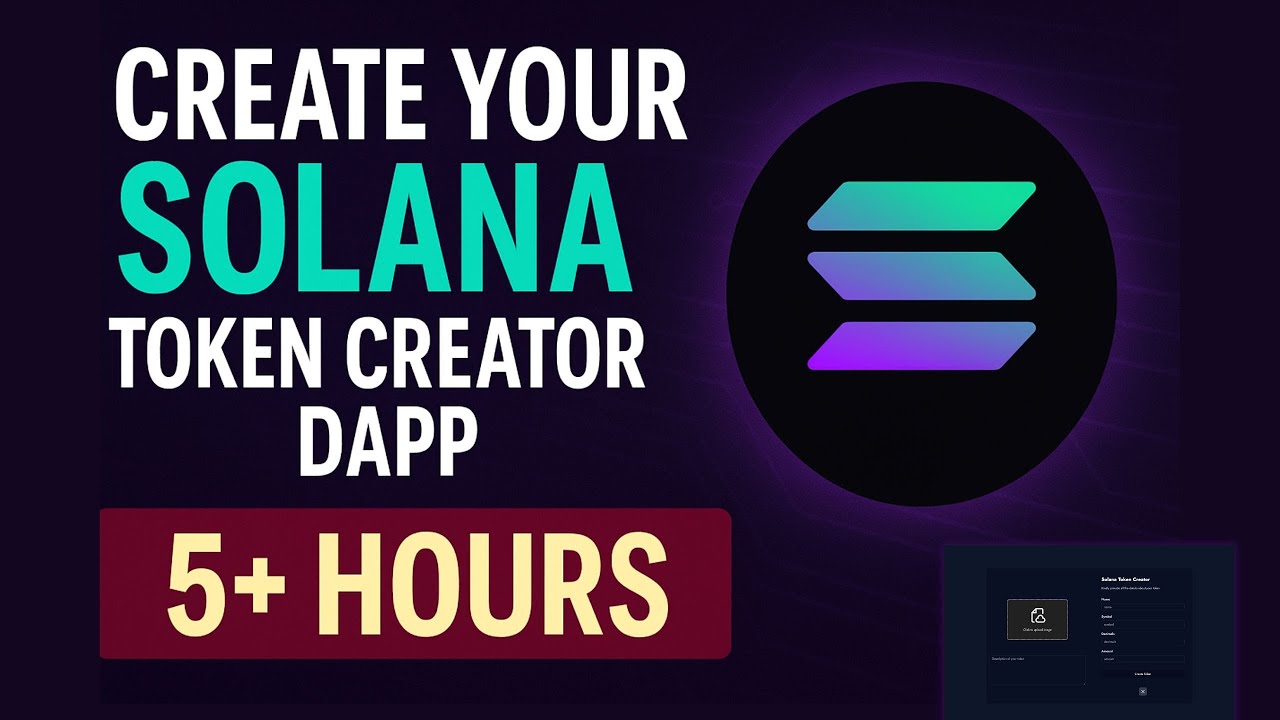 Build Deploy Your First Solana Blockchain Project Solana Token