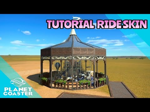 Planet Coaster Tutorial How To Build A Flat Ride Cover Youtube