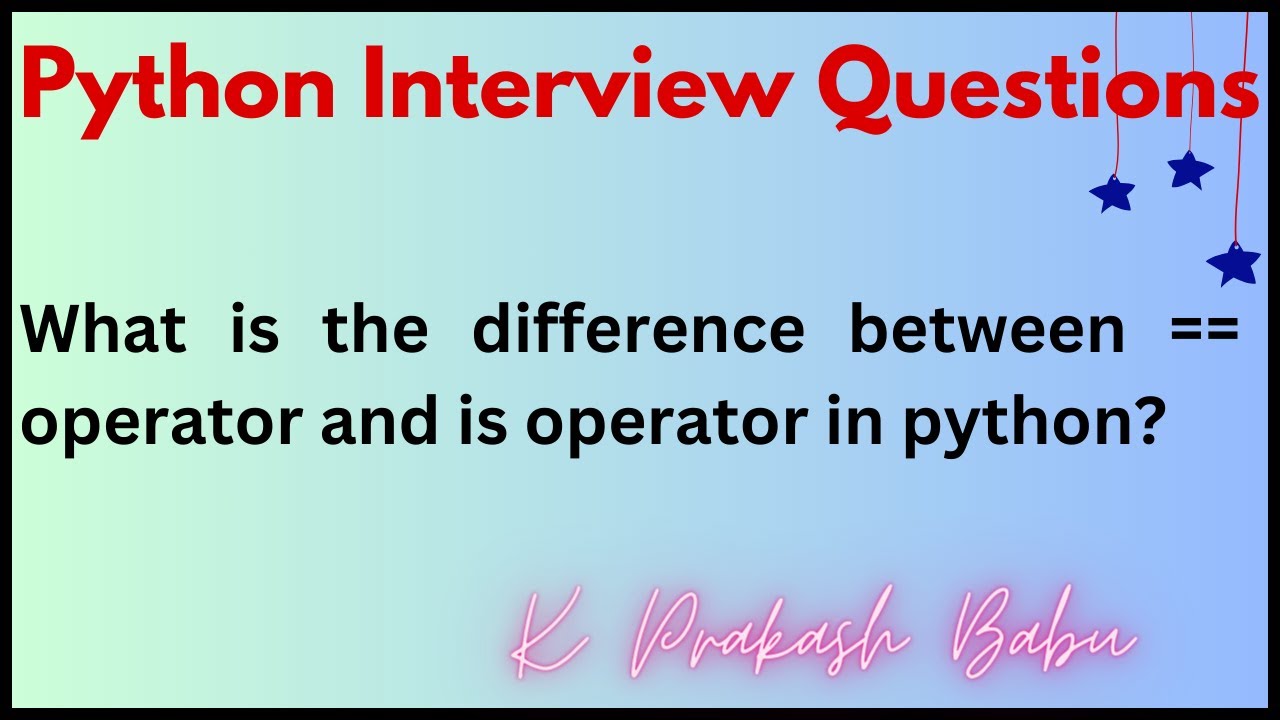 Question5 Pythoninterviewquestions Youtube