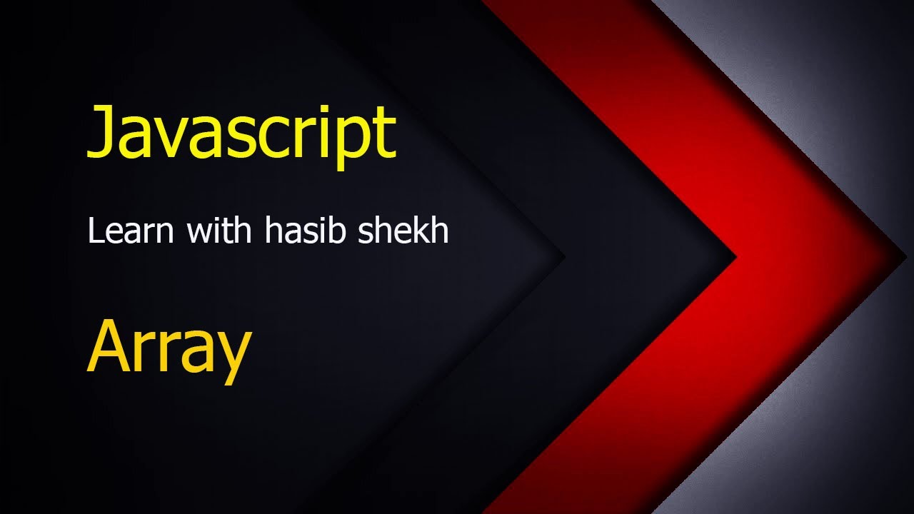Array In Javascript Bangla Tutorial Youtube