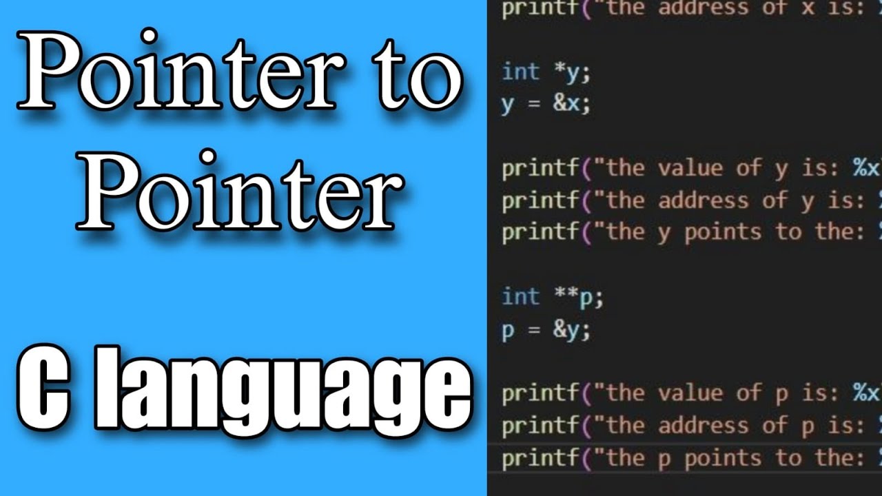 Why Use Pointer To Pointer In C At Brandon Myers Blog