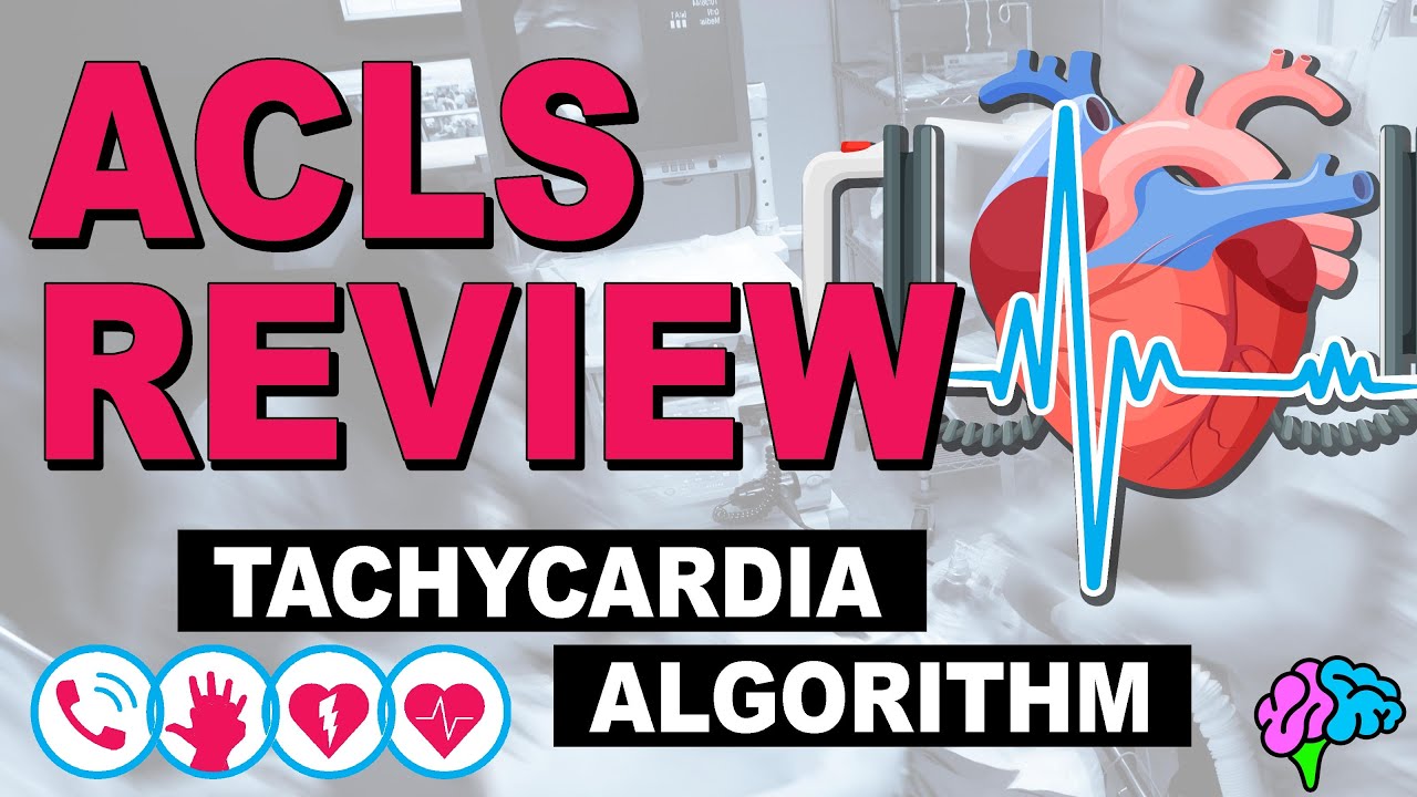 Tachycardia Algorithm Acls Review Youtube