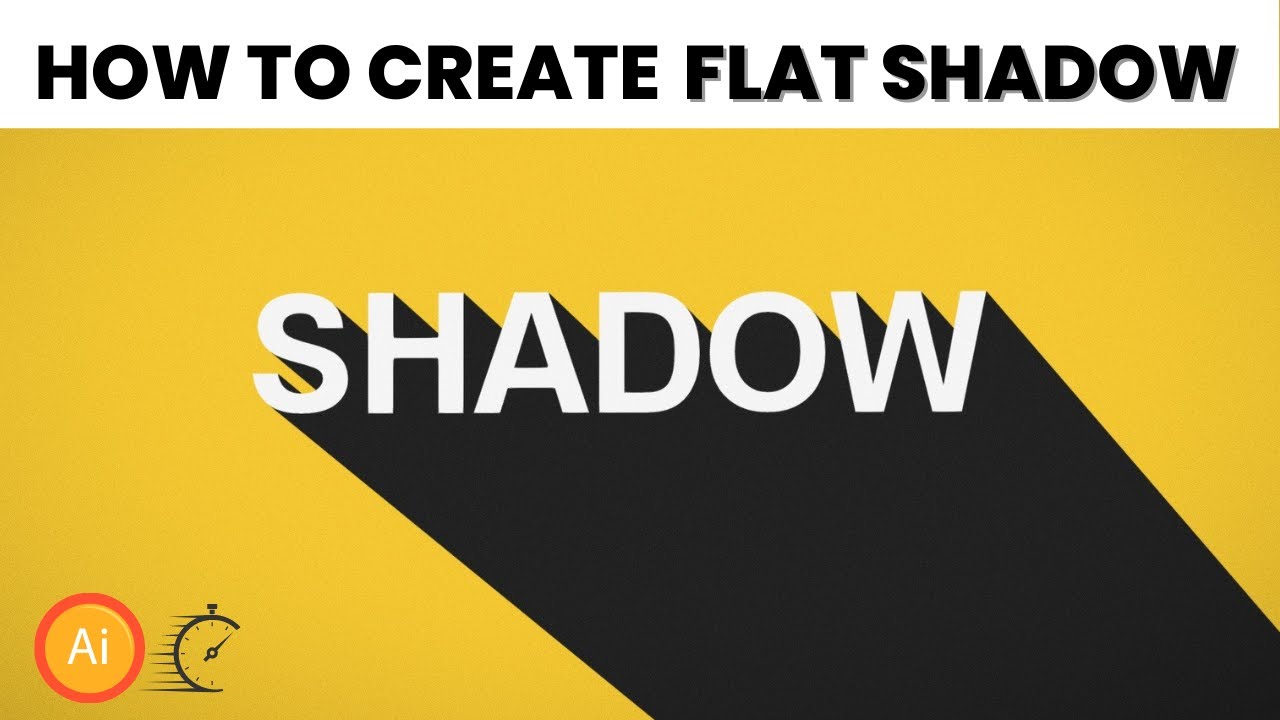 Easy Flat Shadow Creation In Illustrator A Tutorial For Graphic