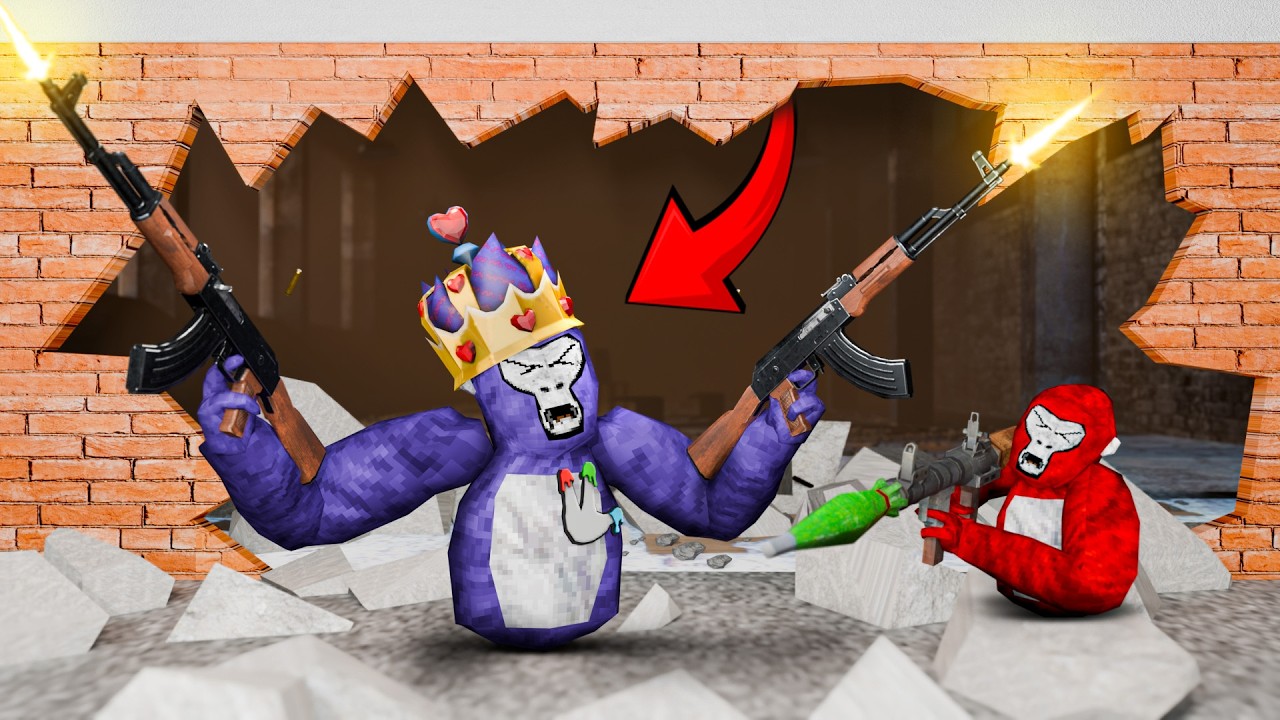 Gorilla Tag Has Guns Now Youtube