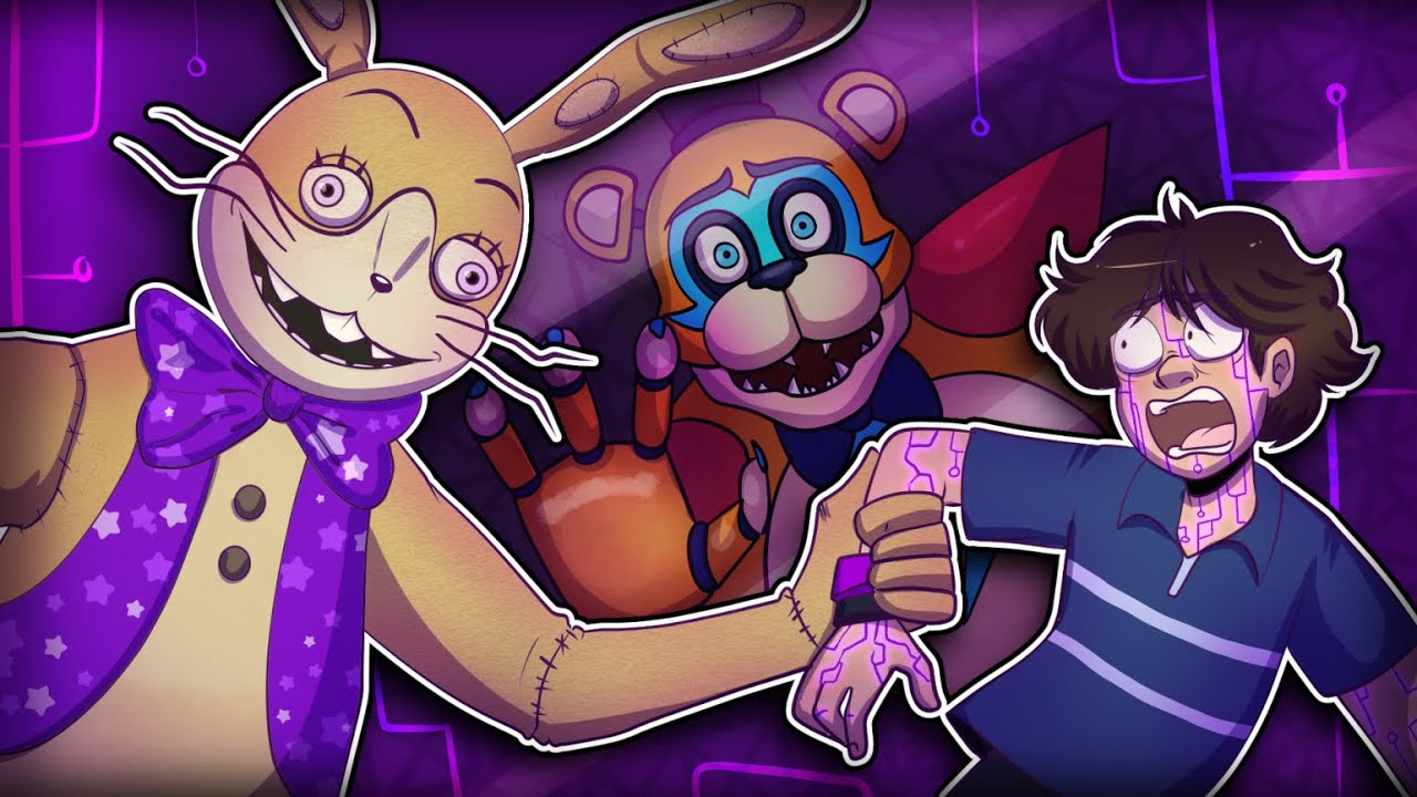 Freddy Gregory S Glitchtrap Nightmare Fnaf Security Breach Animation