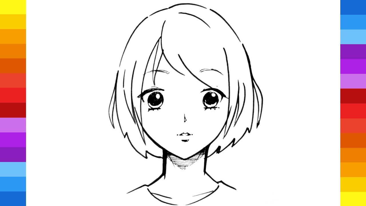 How To Draw A Cute Anime Face Step By Step Infoupdate Org
