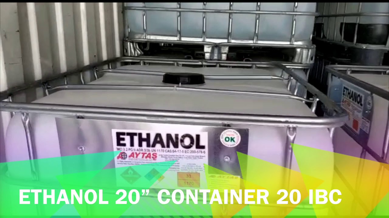 20 Conatiner Load 20 Ibc Ethanol Youtube