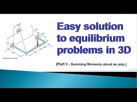 3d Static Equilibrium Problem Seregp