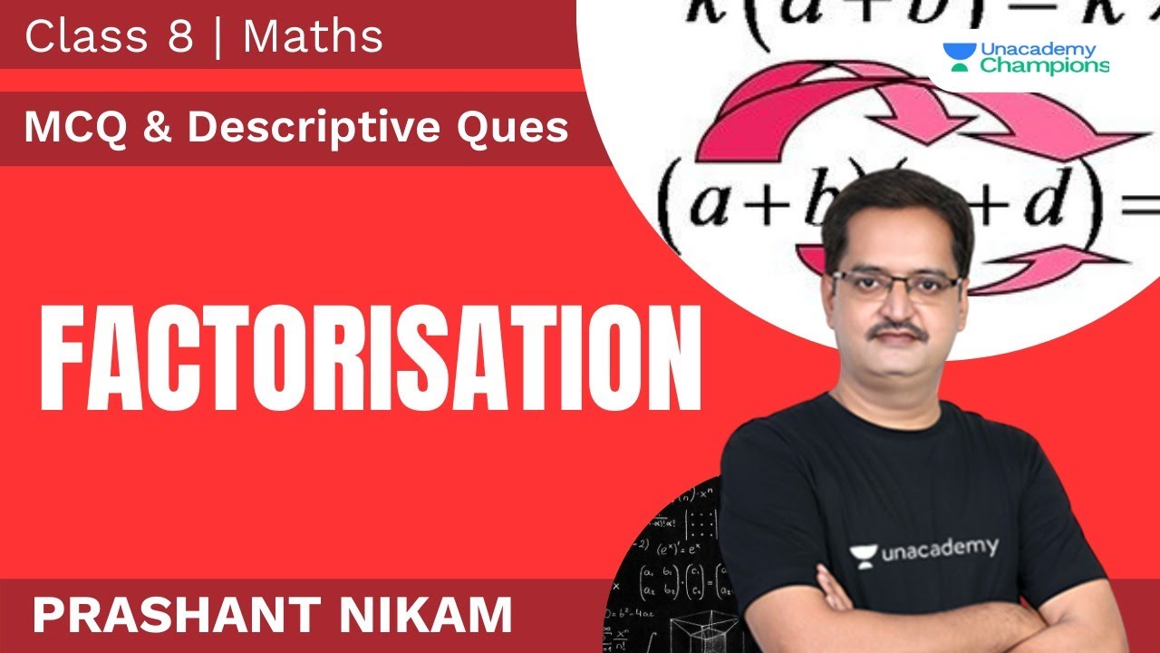 Factorisation Mcq Descriptive Questions Cbse Class 8 Maths