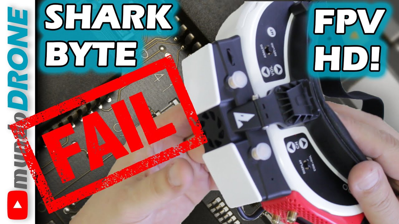 Fpv Digital Hd Para Drones Fatshark Shark Byte Youtube