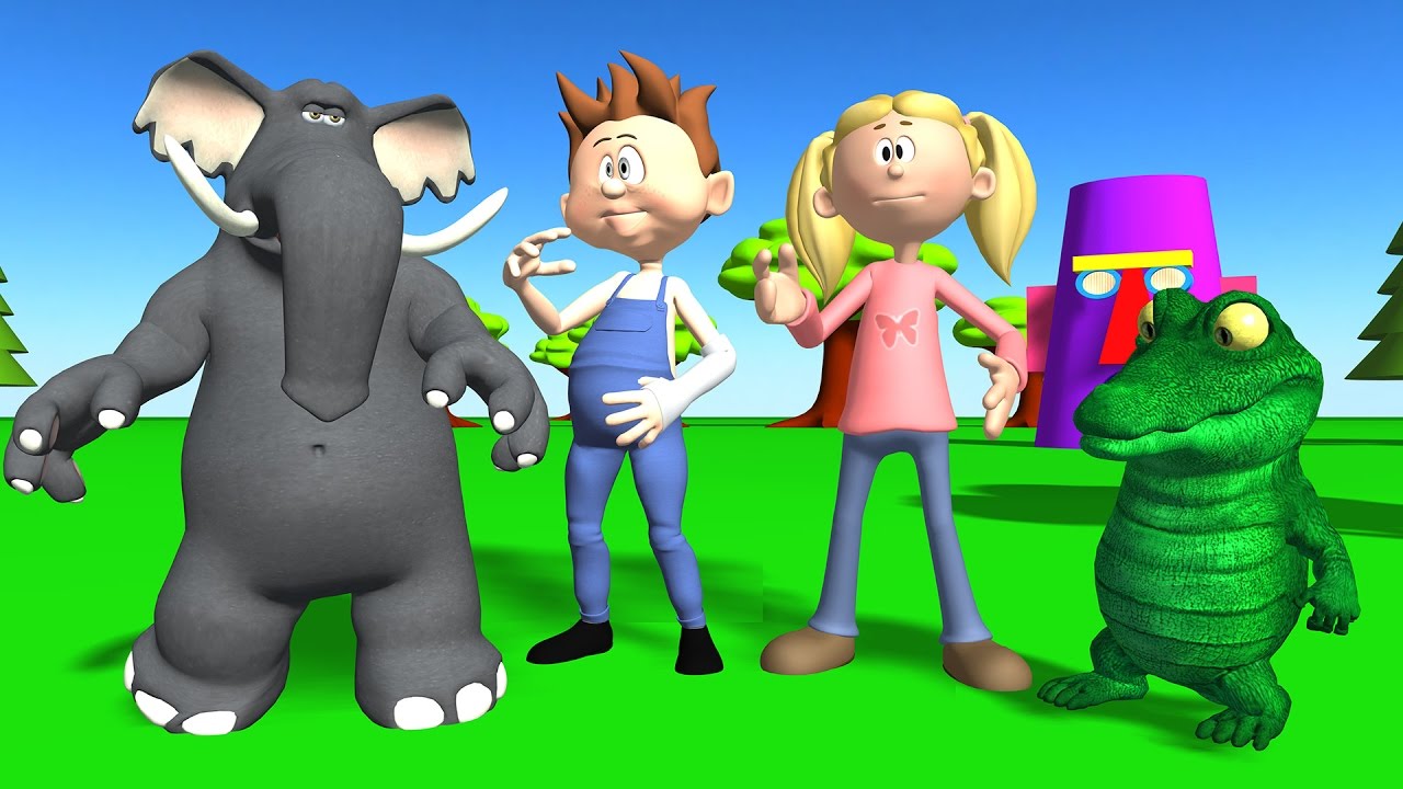 Ah Les Crocodiles Animation De Bande Dessinée Comptines Et Chansons
