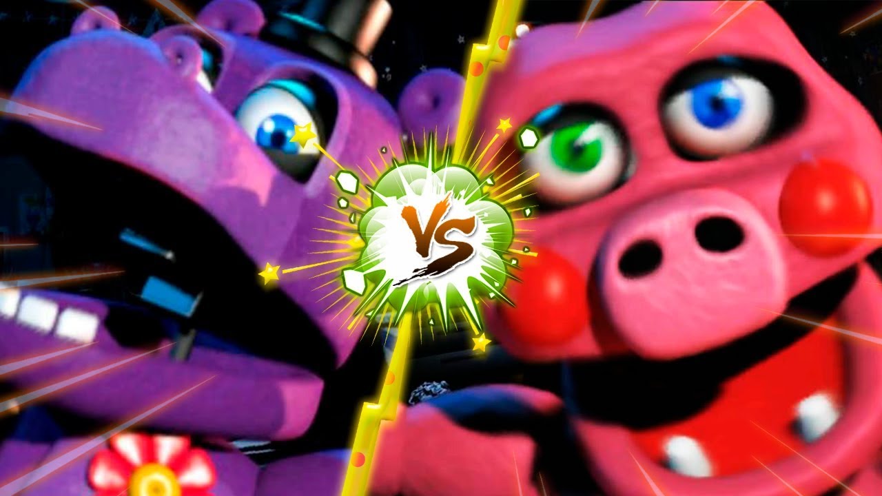 Pigpatch Vs Mr Hippo La Liga De Fnaf Five Nights At Freddy S