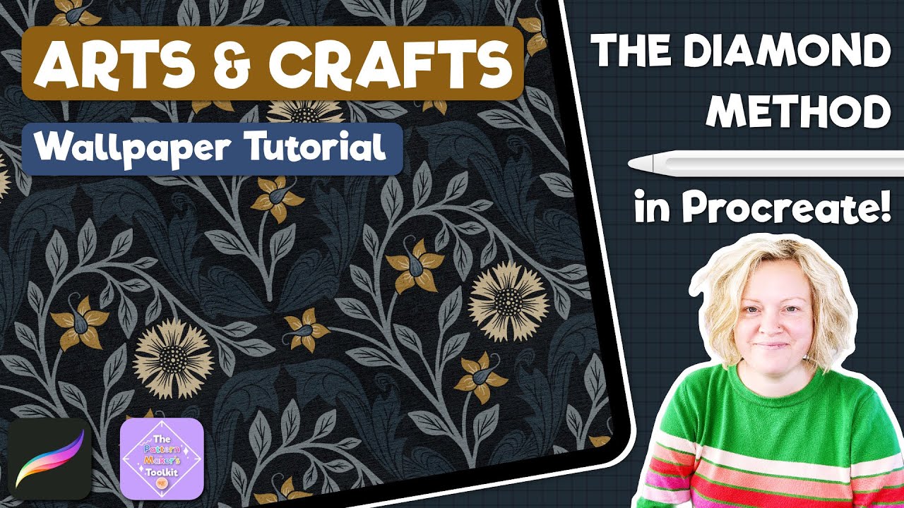Create Stunning Arts Crafts Wallpaper Patterns In Procreate