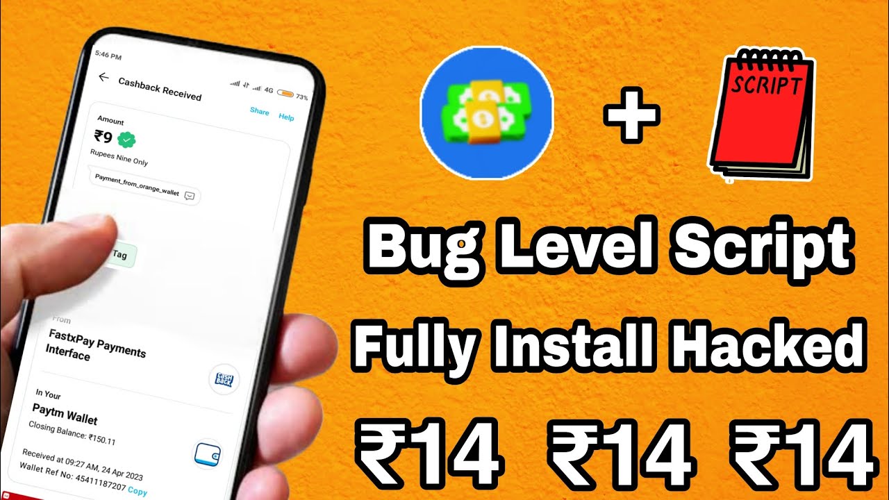 New Earning App Install Bug Script 0 Mb Script 1 Day 5 2 Day 19 3 Day