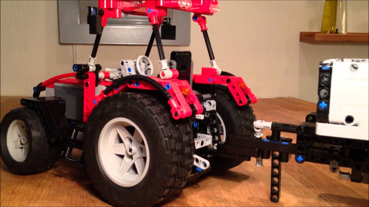 Lego Technic Moc Tractor V2 Youtube