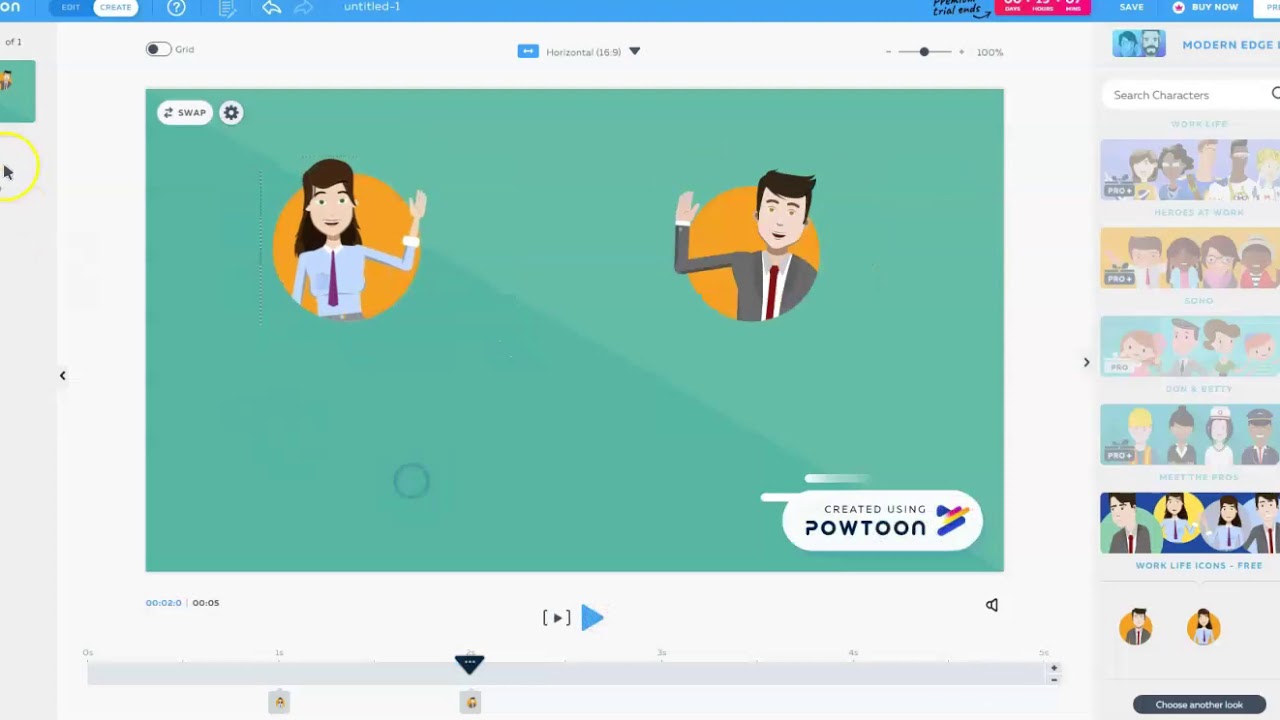 Powtoon Tutorial 1 Youtube