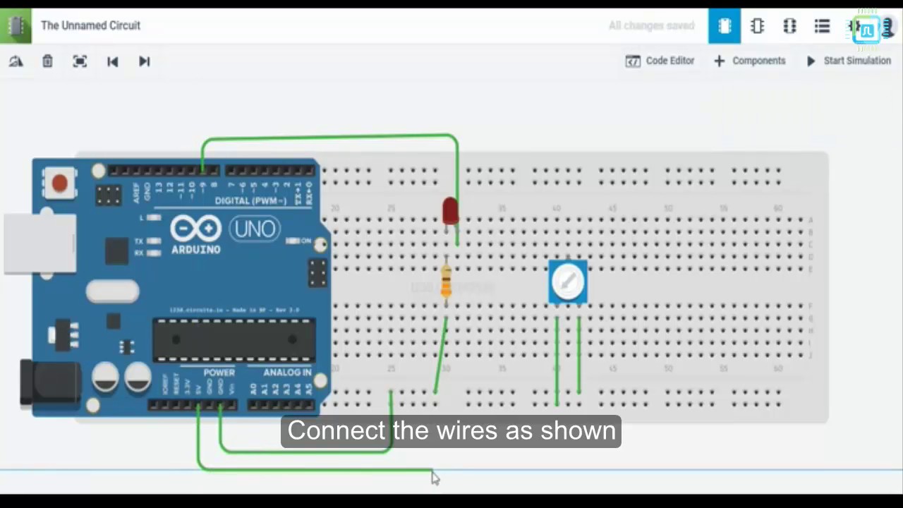 Interfacing Of Variable Resistor With Arduino Youtube