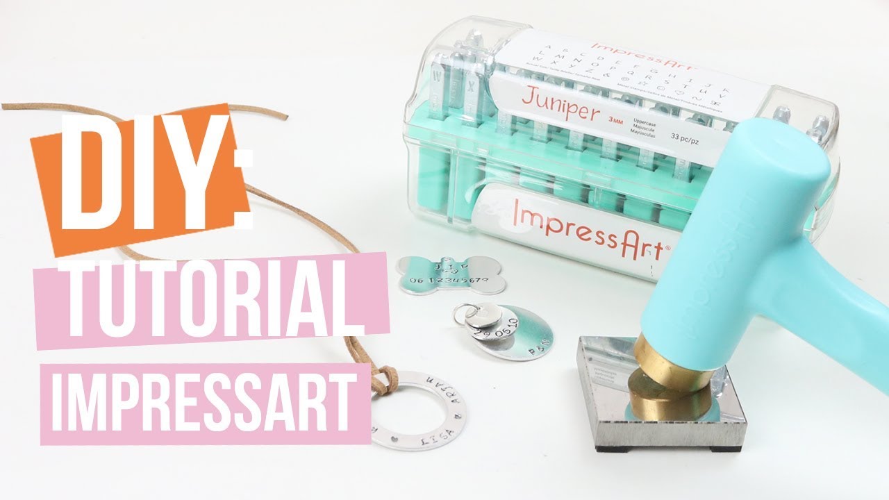Impressart Slagletterplaatjes Stamping Blanks 笙 Tutorial Youtube