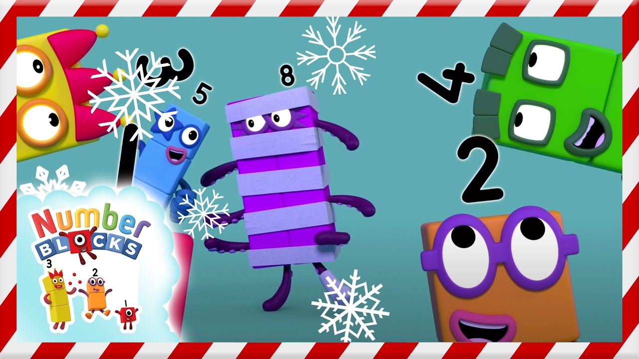 Numberblocks Christmas Numberblocks Christmas Music Youtube