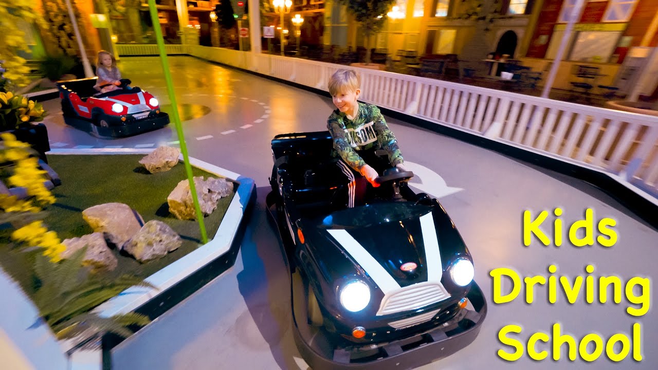 Indoor Playground Driving School For Kids Cars Family Fun Youtube