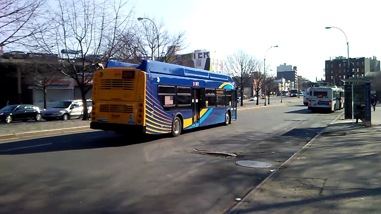 New York City Transit Bus 677 New Flyer Xn40 Youtube