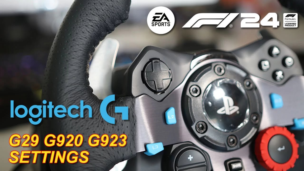 F1 24 Logitech G29 G920 G923 Settings Youtube