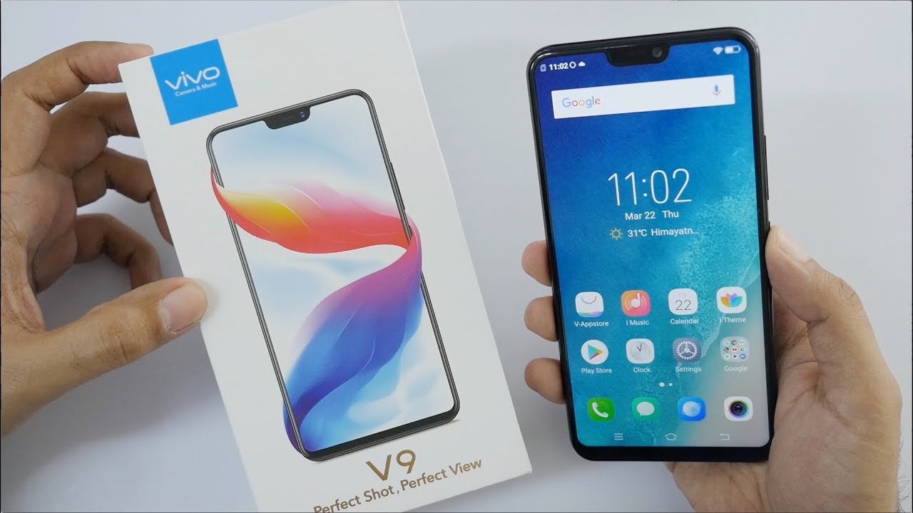 Vivo V9 Selfie Camera Smartphone Unboxing Overview Youtube