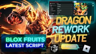 Dragon Blox Fruits Dragon Rework Update Script Speed Hub X Script Using ...