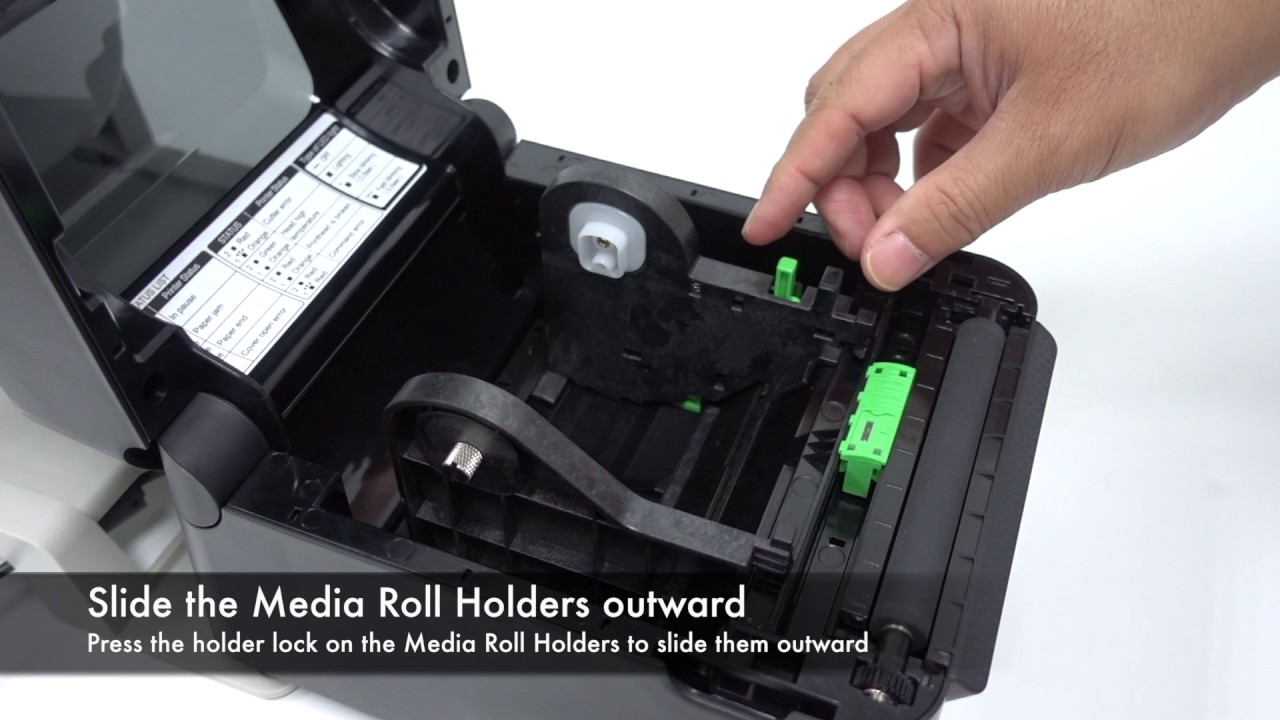 Sato Ws4 Media Loading External Unwinder Youtube
