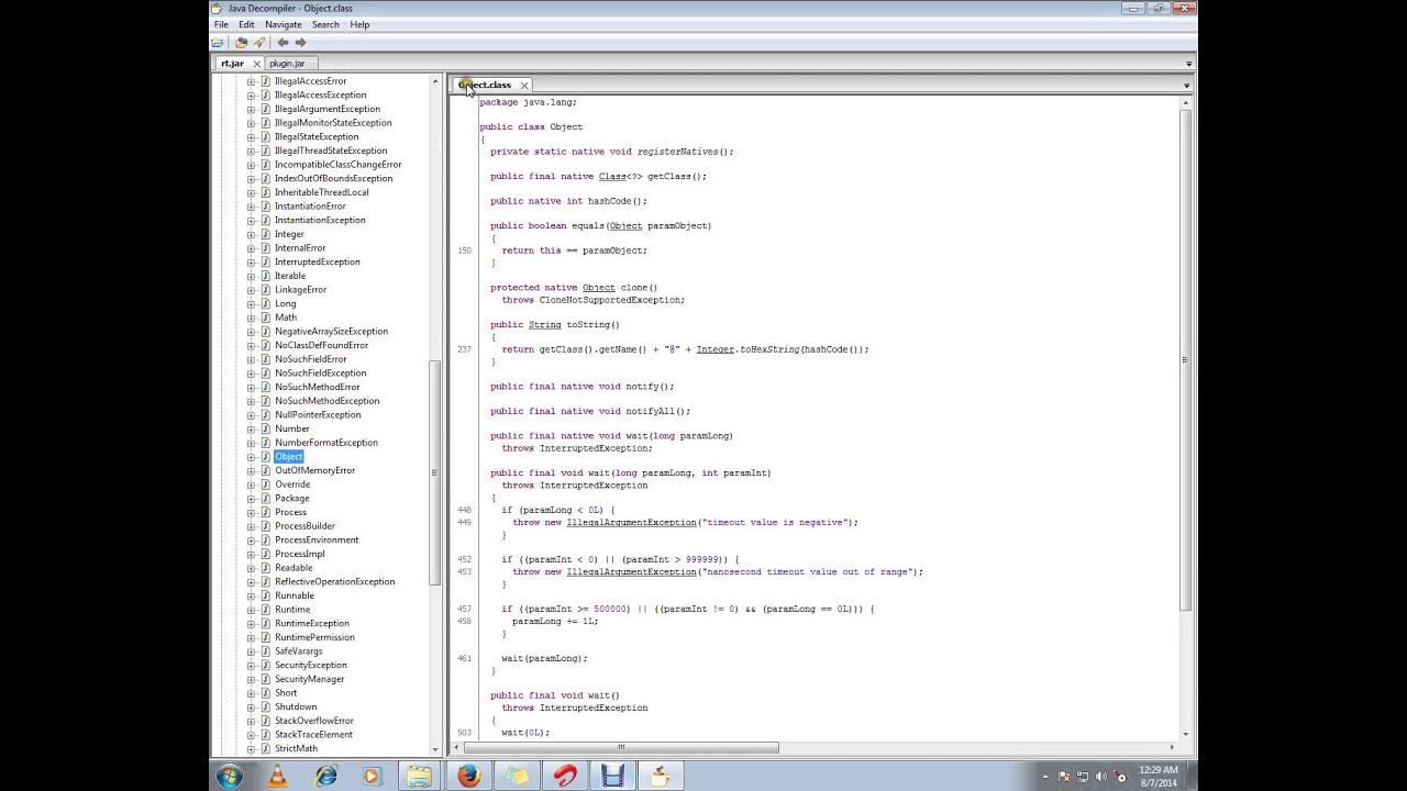 How To Decompile Java Code Demo Youtube