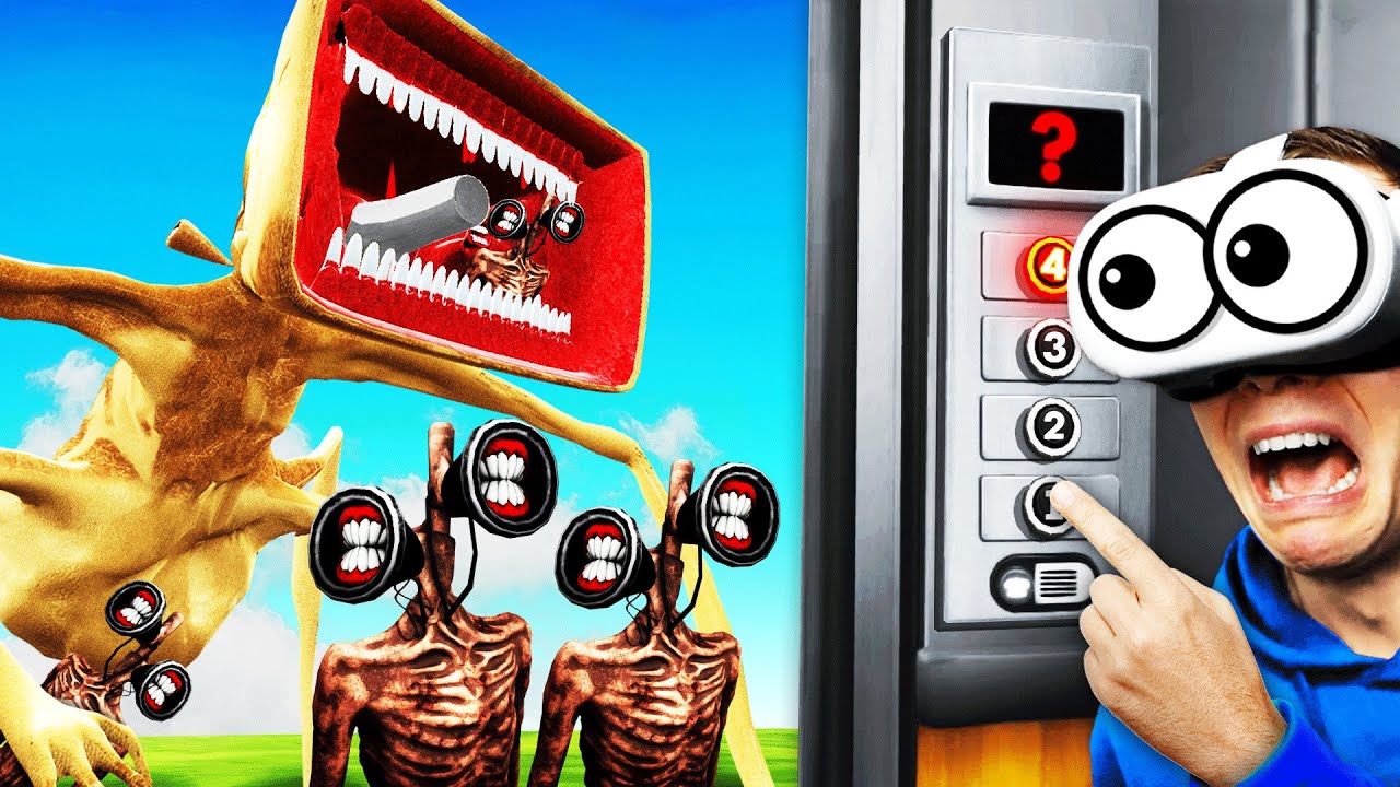 Megahorn Eats Every Siren Head Vr Elevator Youtube